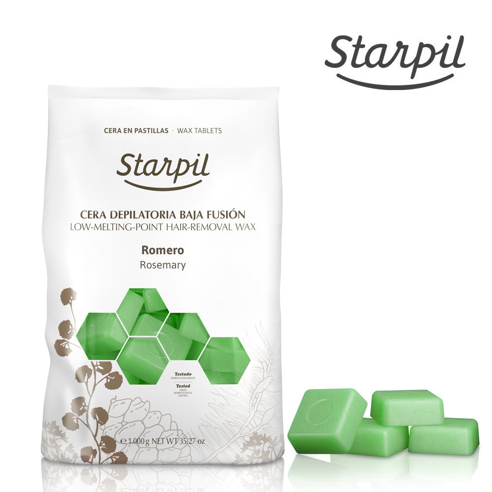 Starpil rozmarīna depilācijas vasks briketēs 1000g