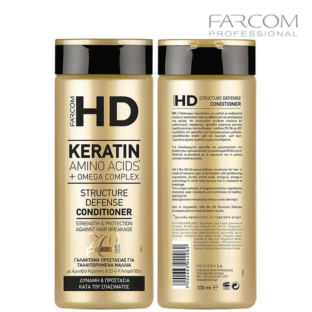 Farcom HD Structure Defense kondicionieris bojātiem matiem 330ml